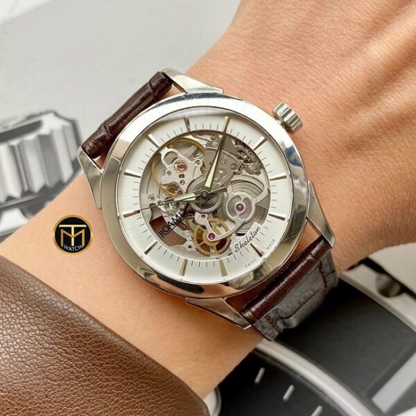 Roamer Skeleton Mặt trắng Automatic - Chuyên Đồng Hồ Hiệu