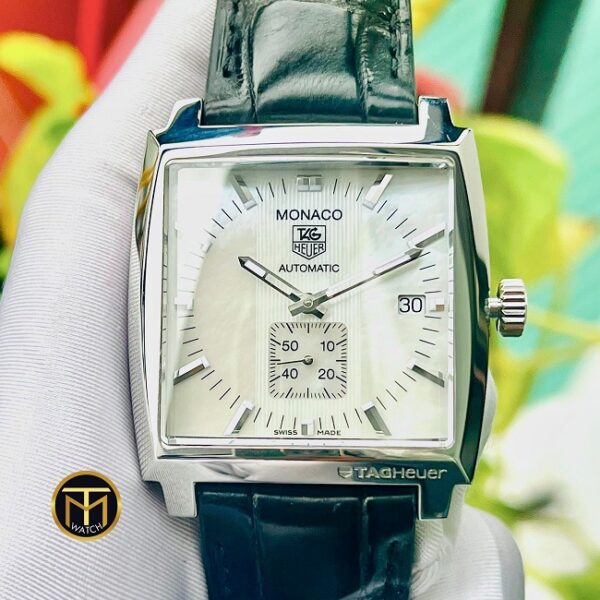 Tag Heuer Monaco Automatic MOP Midsize Watch