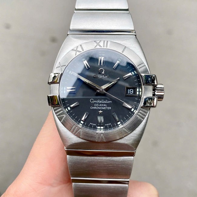 Omega Constellation 123.10.35.20.01.001 Co‑Axial Black 35mm