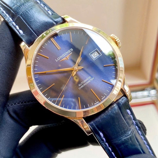 Longines Record Collection 18K Pink Gold L2.820.8.92.2