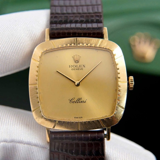 Rolex Cellini 4084 Yellow Gold 18k máy cót tay
