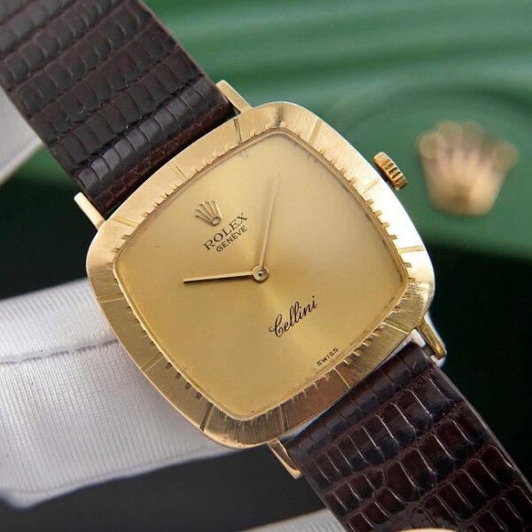 Rolex Cellini 4084 Yellow Gold 18k máy cót tay