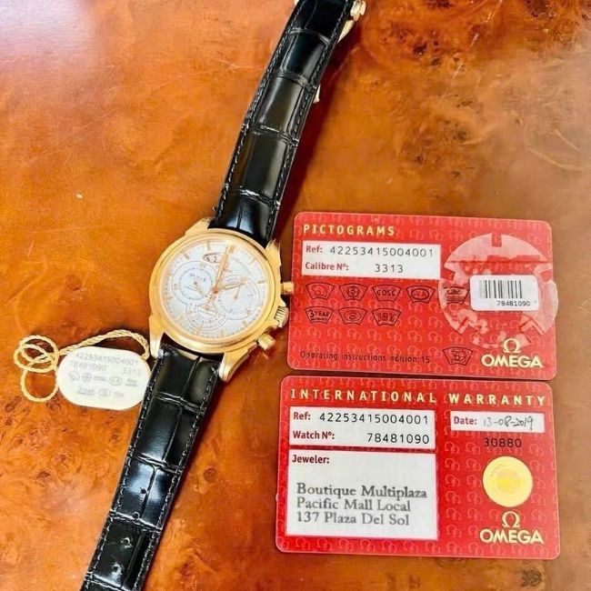 Omega DeVille Chronoscope Column Wheel Vàng đúc 18k 41mm