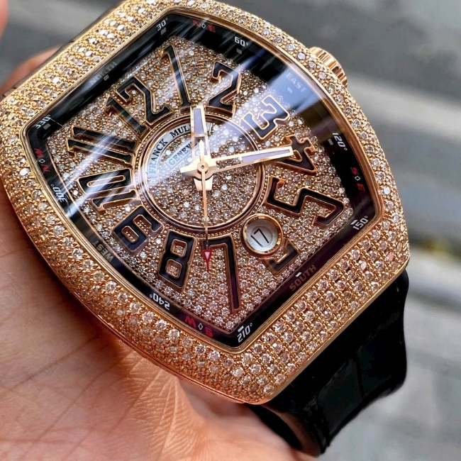 Franck Muller Vanguard V41 SC DT Automatic Vàng hồng đúc 18k