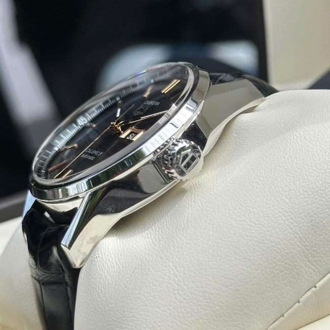 Tag Heuer Carrera Calibre 5 Day-Date 41mm kim cọc vàng