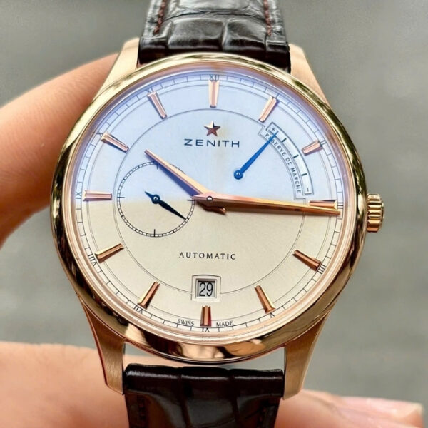 Zenith Captain Kim xăng Vàng đúc 18k 40mm Automatic