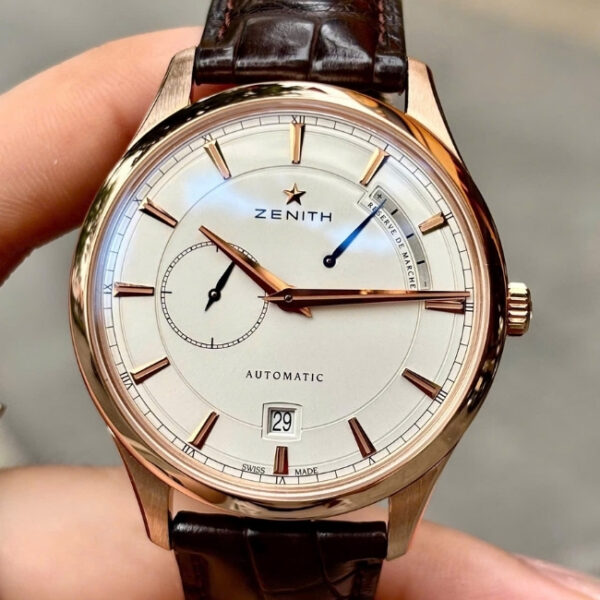 Zenith Captain Kim xăng Vàng đúc 18k 40mm Automatic