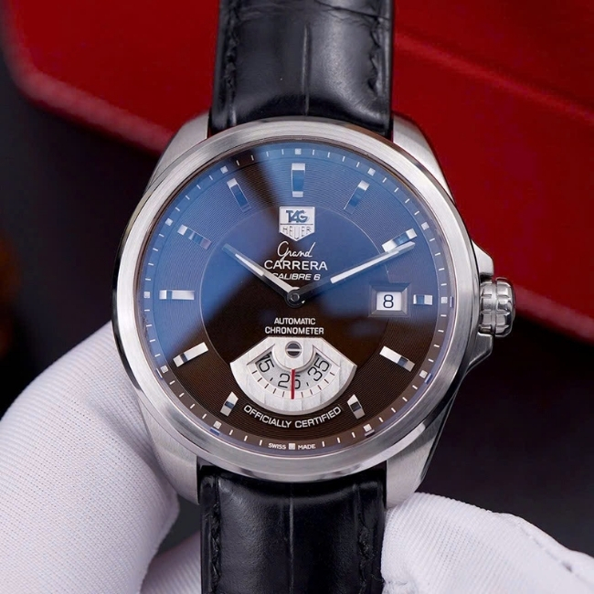 Tag Heuer Grand Carrera Calibre 6 - mặt số nâu cafe